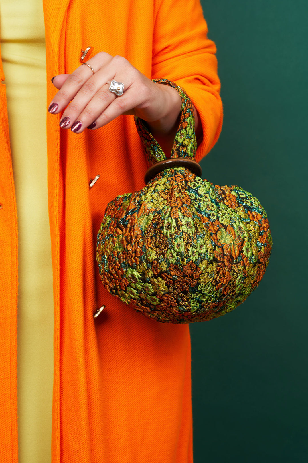 MLE Cece Brocade Handbag in Acid Floral