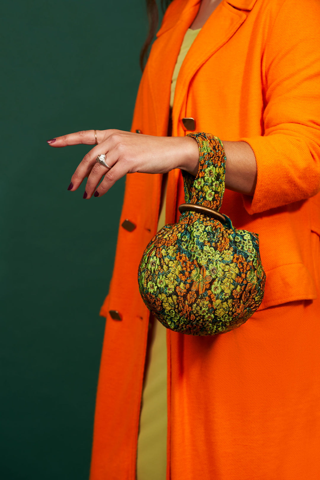 MLE Cece Brocade Handbag in Acid Floral