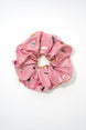 MLE Handpainted Sky Silk Faille Scrunchie